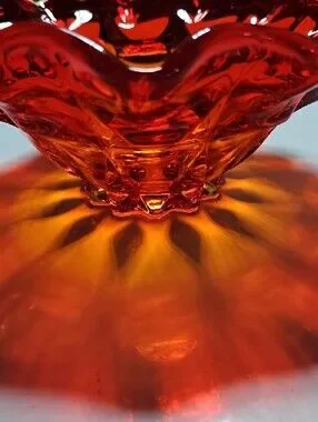 Fenton | Accents | Fenton Glass Valencia Colonial Orange Or Persimmon ...
